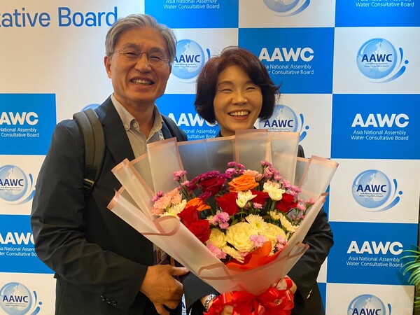 AAWC 제3대 회장에 한정애 국회의원 선출